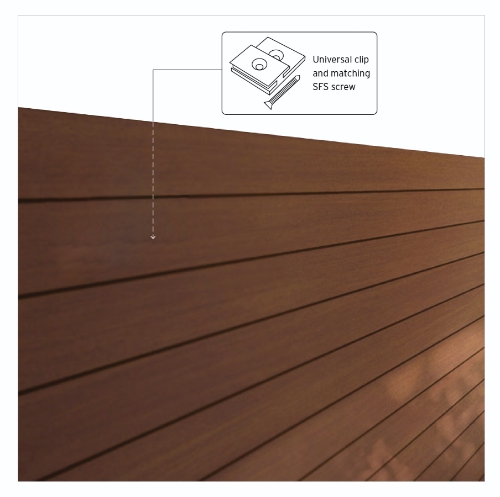 Upper Canada | Pura® NFC by Trespa Universal Clips and Screws